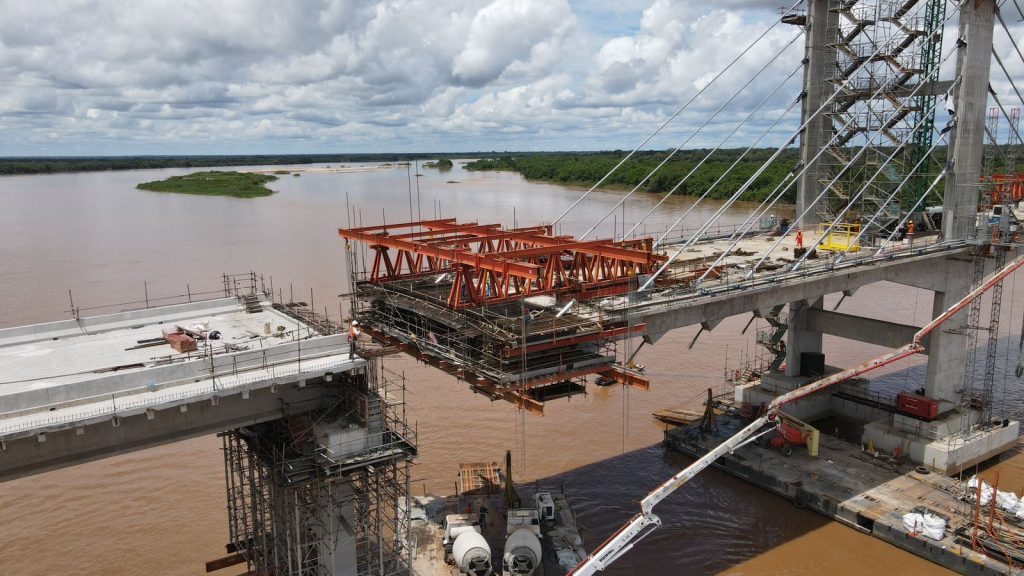 Ponte sobre o Rio Araguaia: etapa final das obras na BR-080 - Mobilidade Goiânia